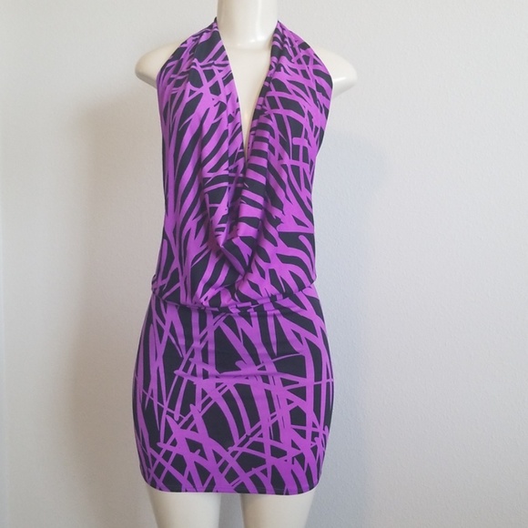 Paradise | Dresses | Nwt Open Back Deep Cleavage Sexy Mini Dress Medium ...